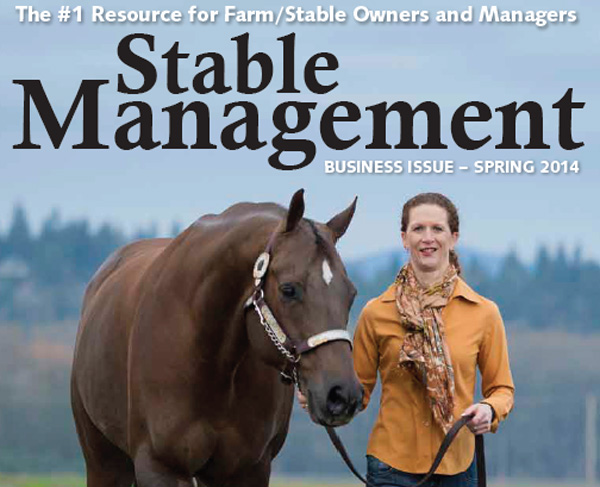 Make Sure You Are Signed Up to get the Fall Stable Management Magazine